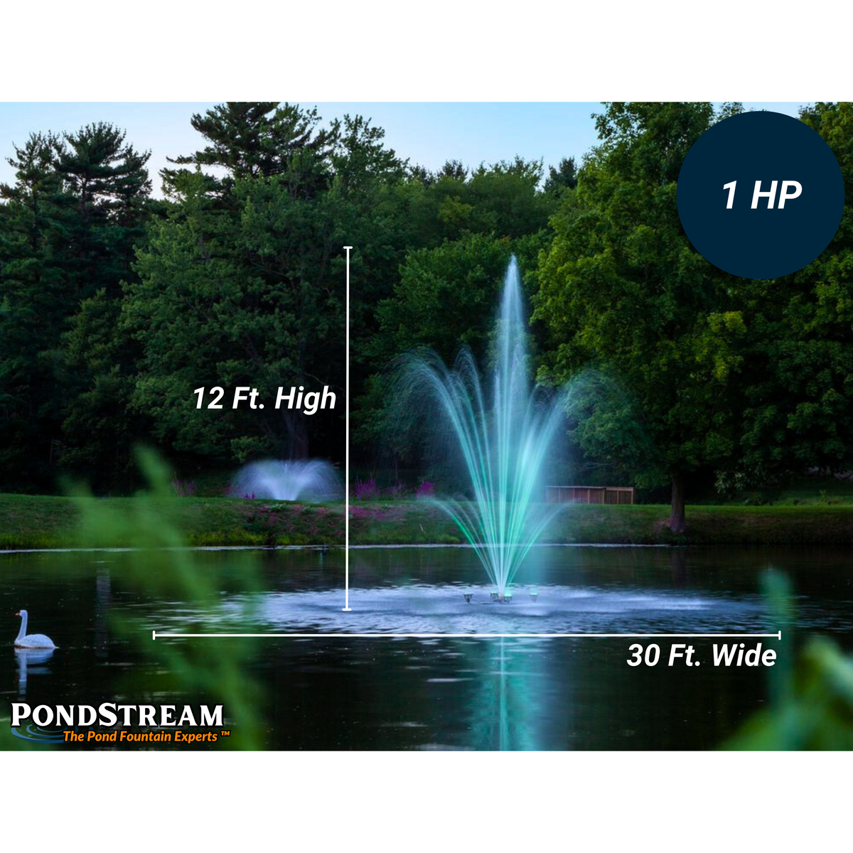 Scott Aerator Amherst Pond Fountain