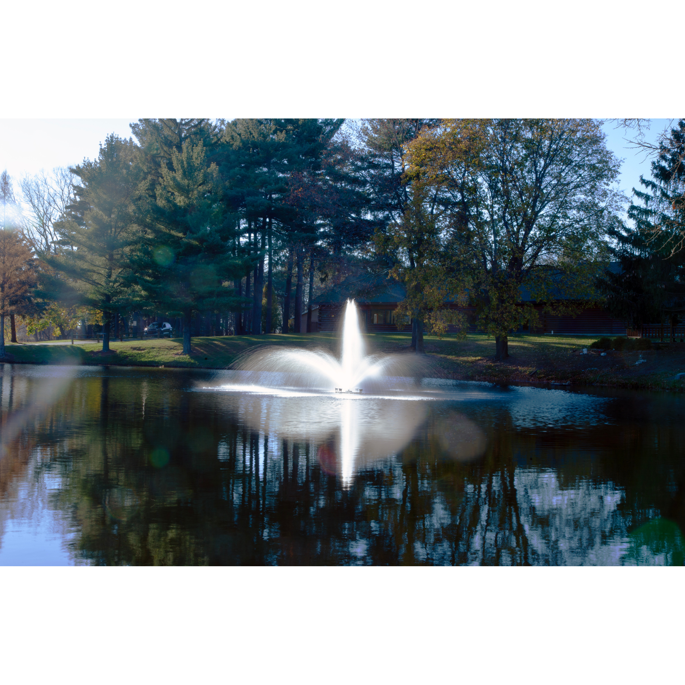 Scott Aerator Baystone Pond Fountain